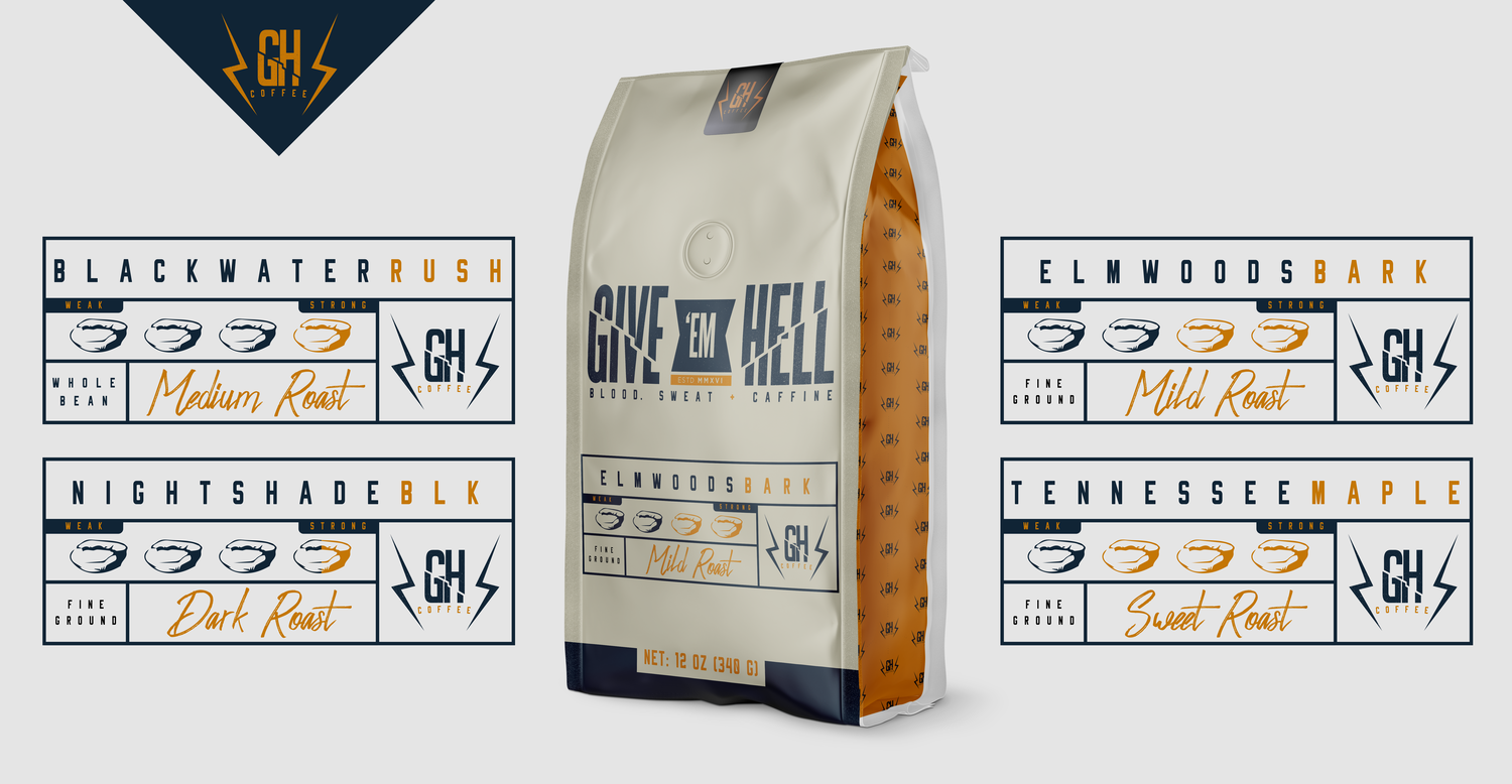 Give ’em Hell Coffee | Burke Design Co.