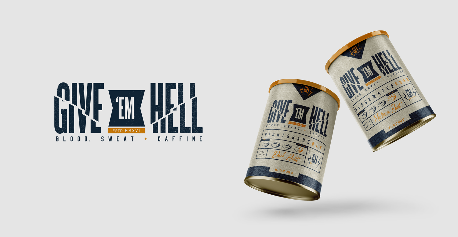 Give ’em Hell Coffee | Burke Design Co.